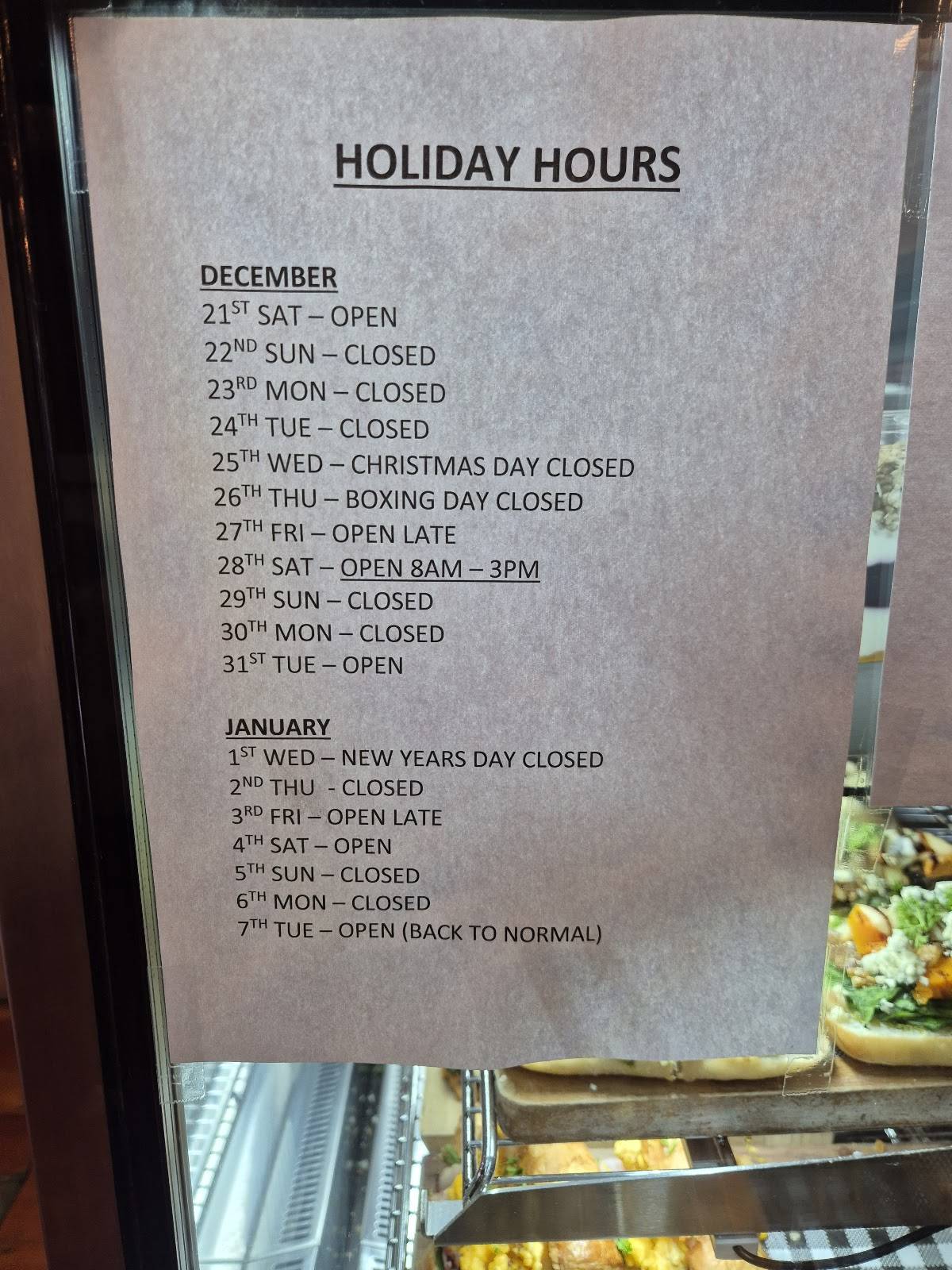 Menu at Taper Eatery cafe, Levin