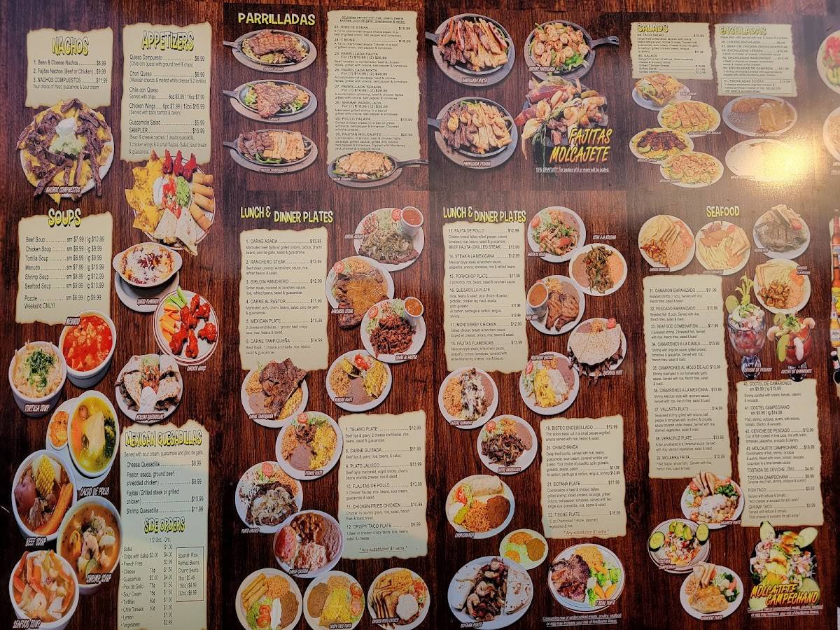Menu at Taqueria La Perla de Jalisco Bar and Grill #3, Jourdanton