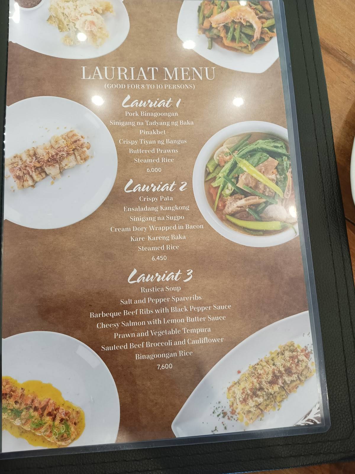 Menu at Rustica Tarlac City restaurant, Tarlac City, FJ42+92M