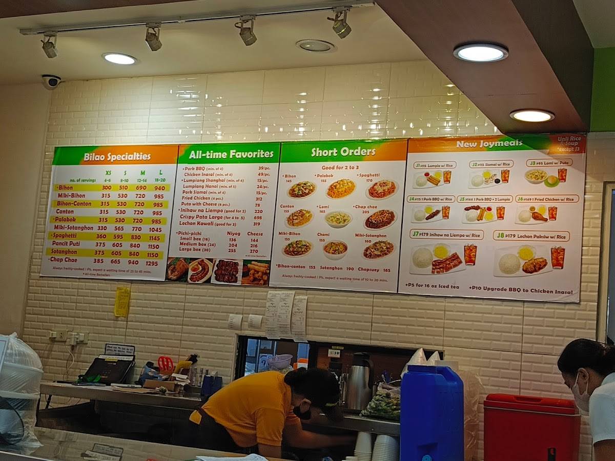 Menu at Taste of Joy - United (San Pedro) restaurant, San Pedro