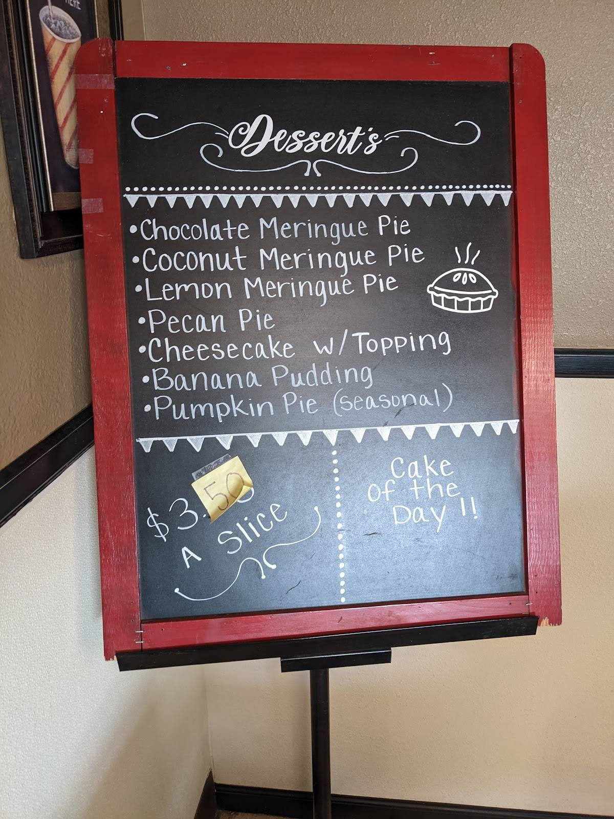 Menu at Tech Cafe, Lubbock, University Ave