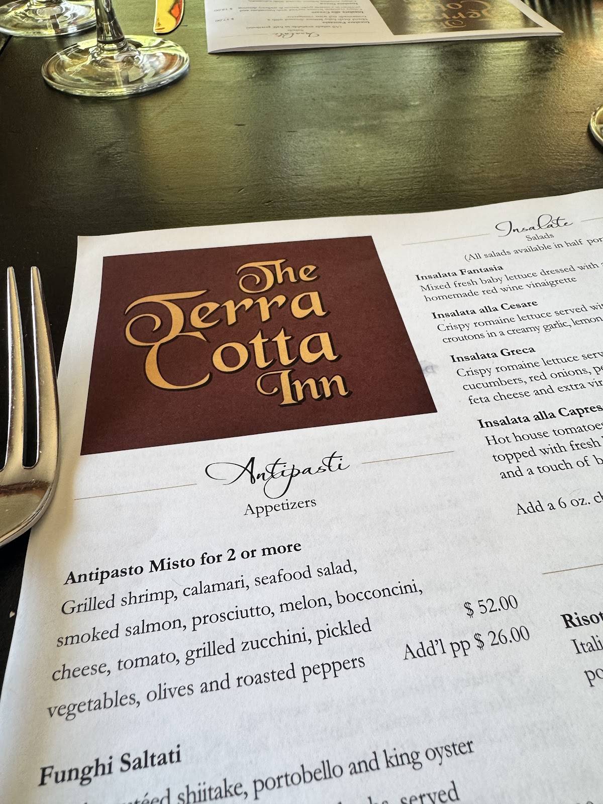 Menu at Terra Cotta Inn pub & bar, Caledon