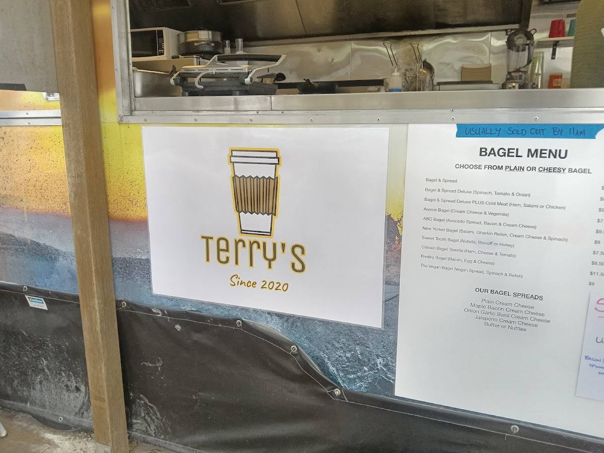 Menu at Terry's (That Bagel Truck) cafe, Osborne Park