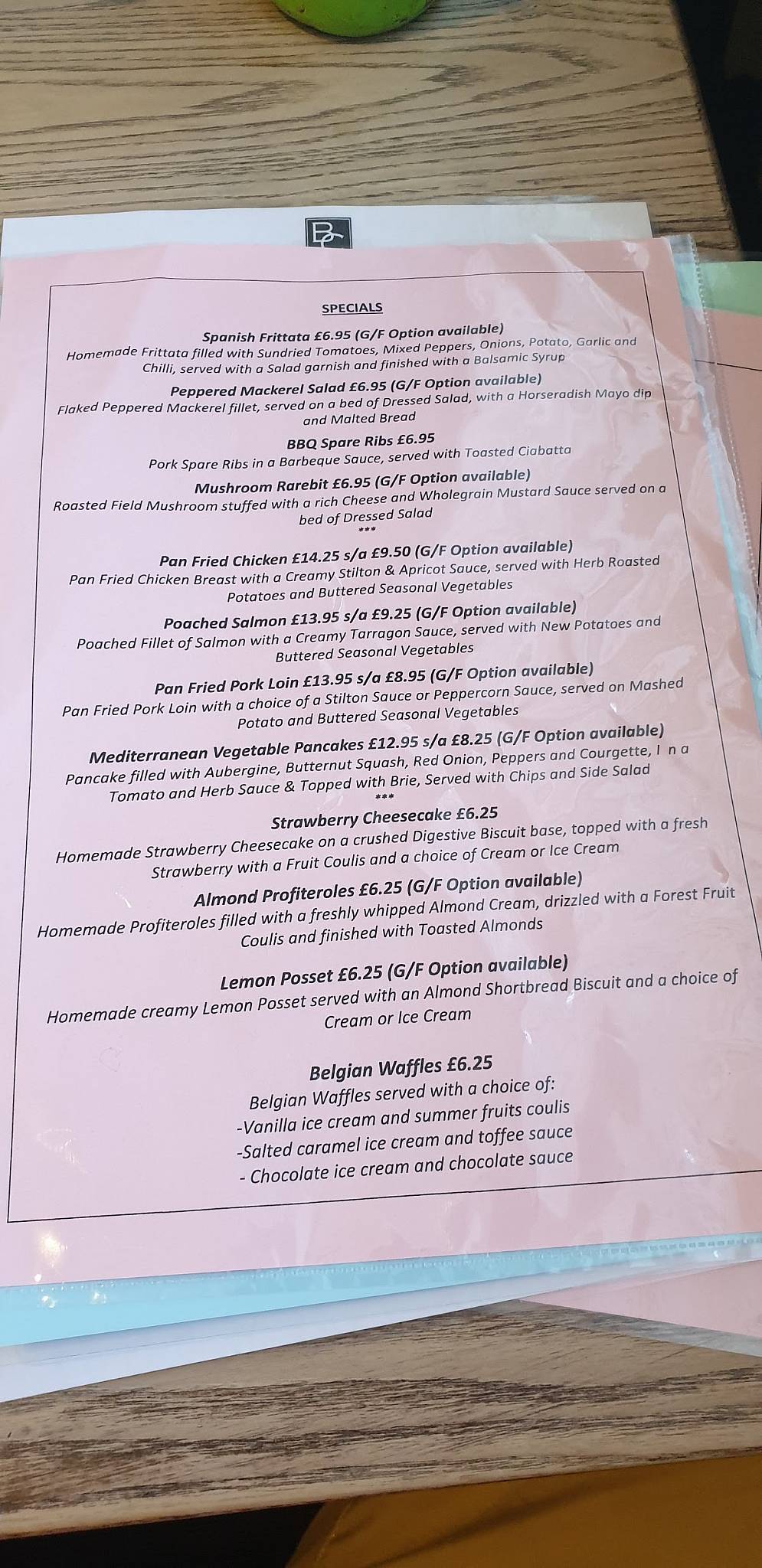 Menu at The Bear Cross pub & bar, Bournemouth, 2 Magna Rd