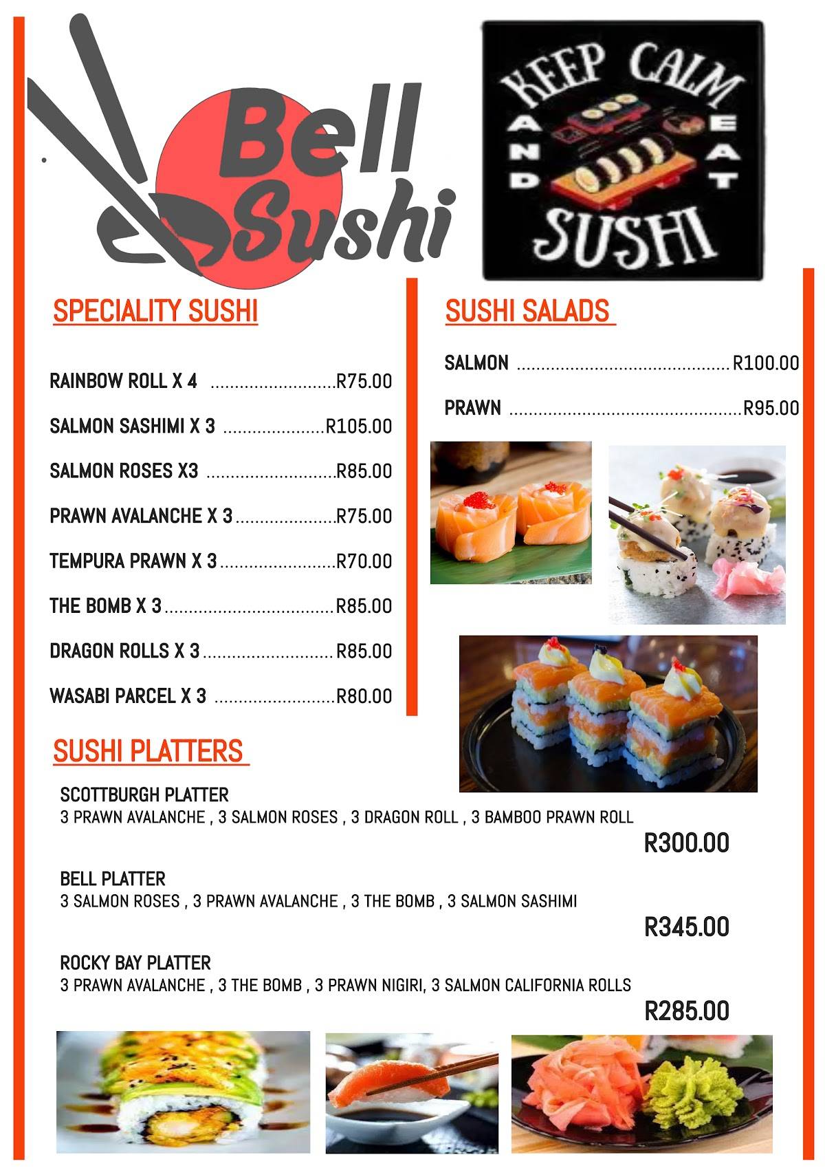 Menu at The Bell Restaurant, Park Rynie