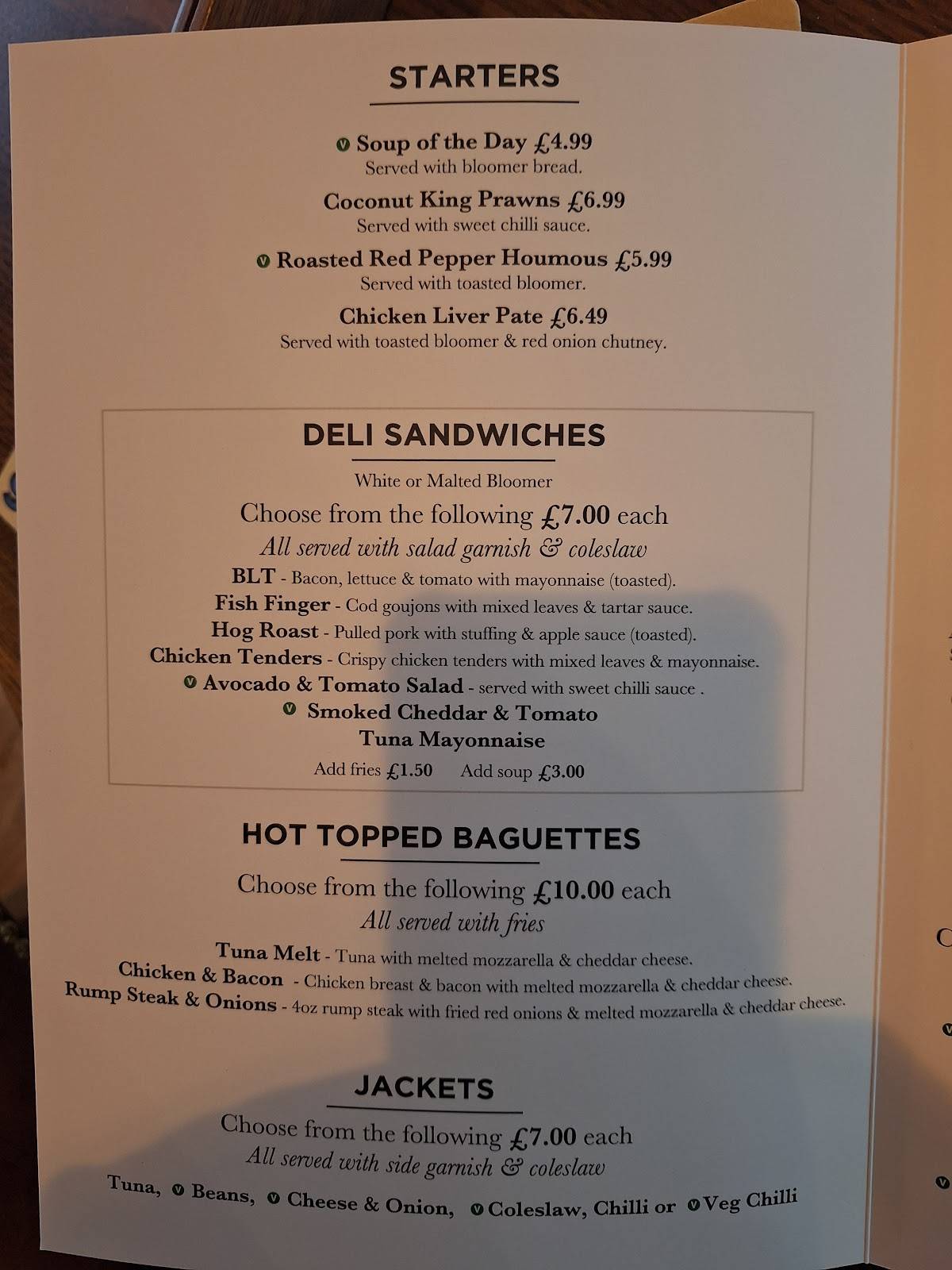 Menu at The Big Lamp Brewery pub & bar, Newcastle upon Tyne, Grange Rd