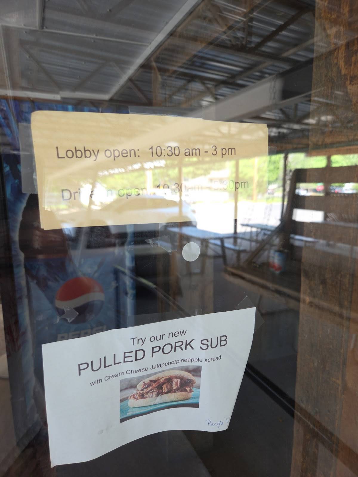 Menu at The Breadboard fast food, Lander