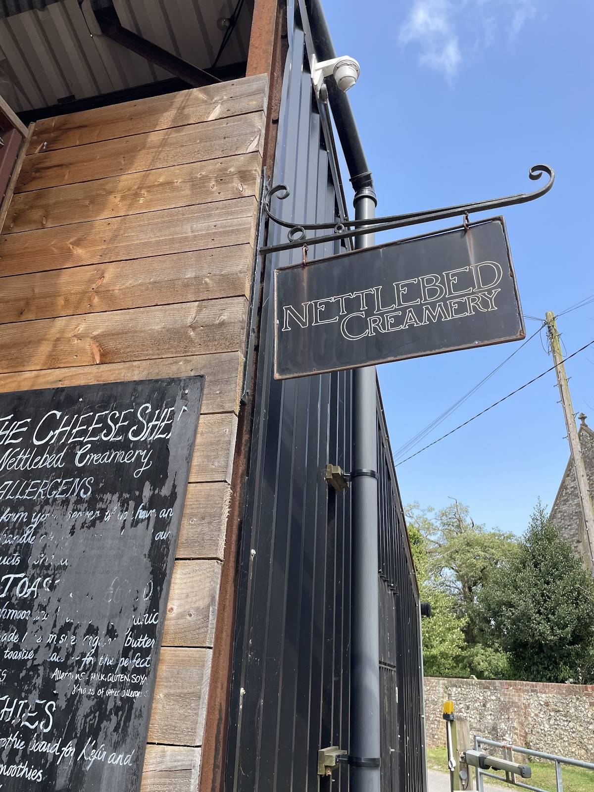 Menu at The Cheese Shed cafe, Nettlebed