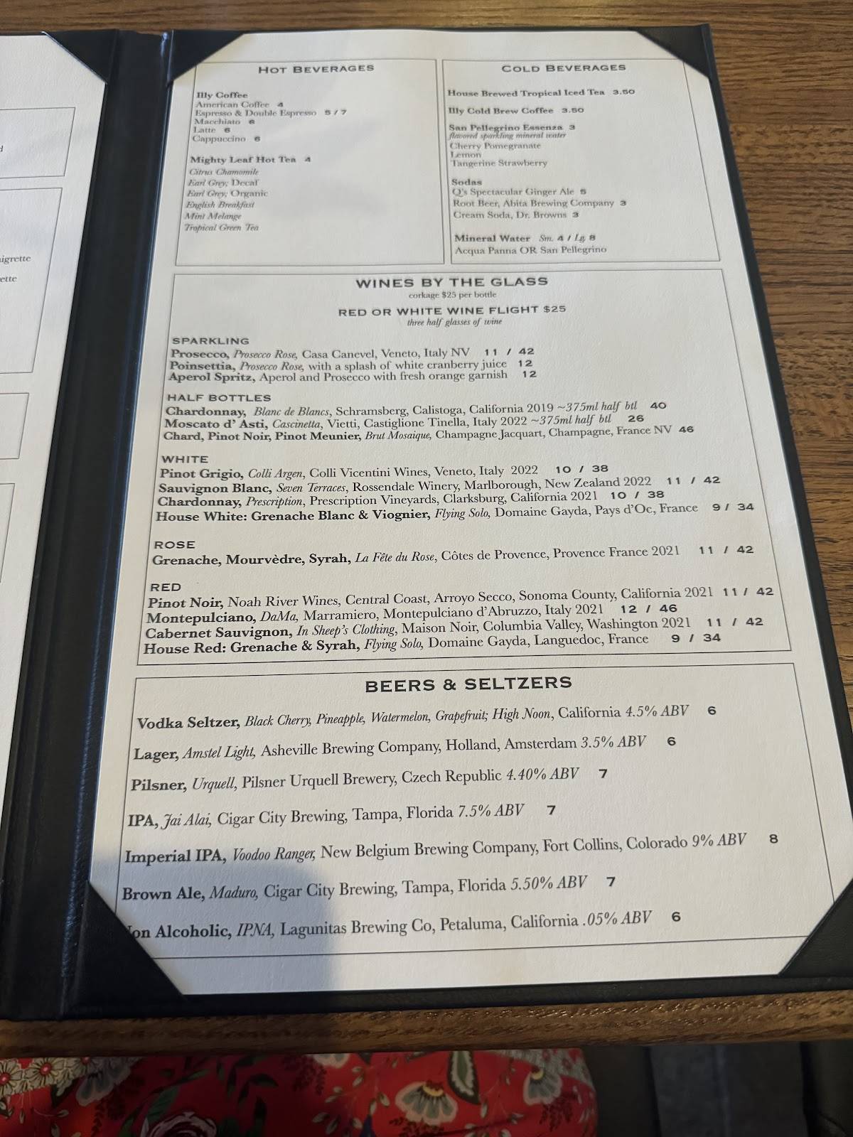 Menu at The Chef's Table pub & bar, Stuart