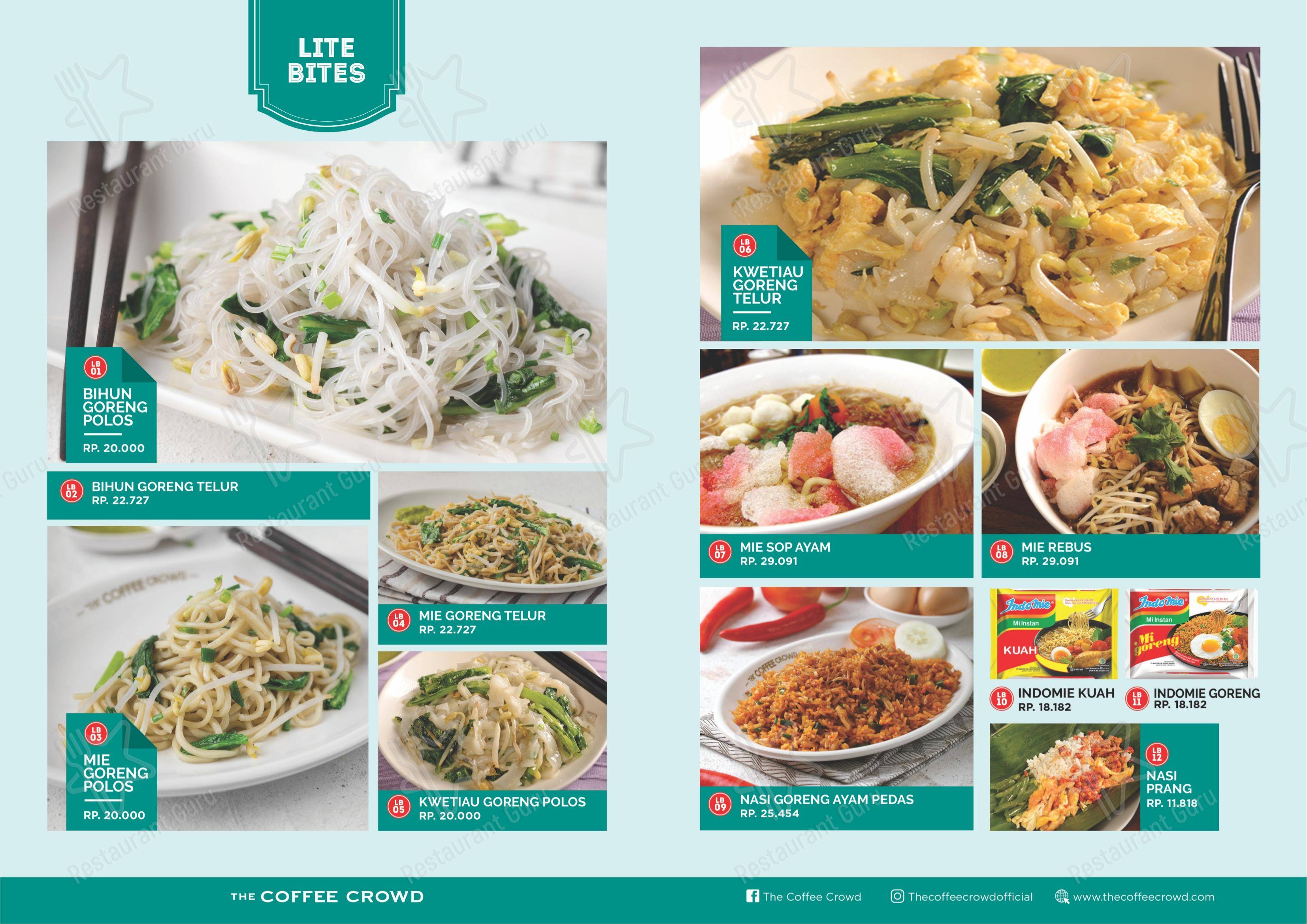 Menu at The Coffee Crowd - Thamrin Plaza cafe, Medan