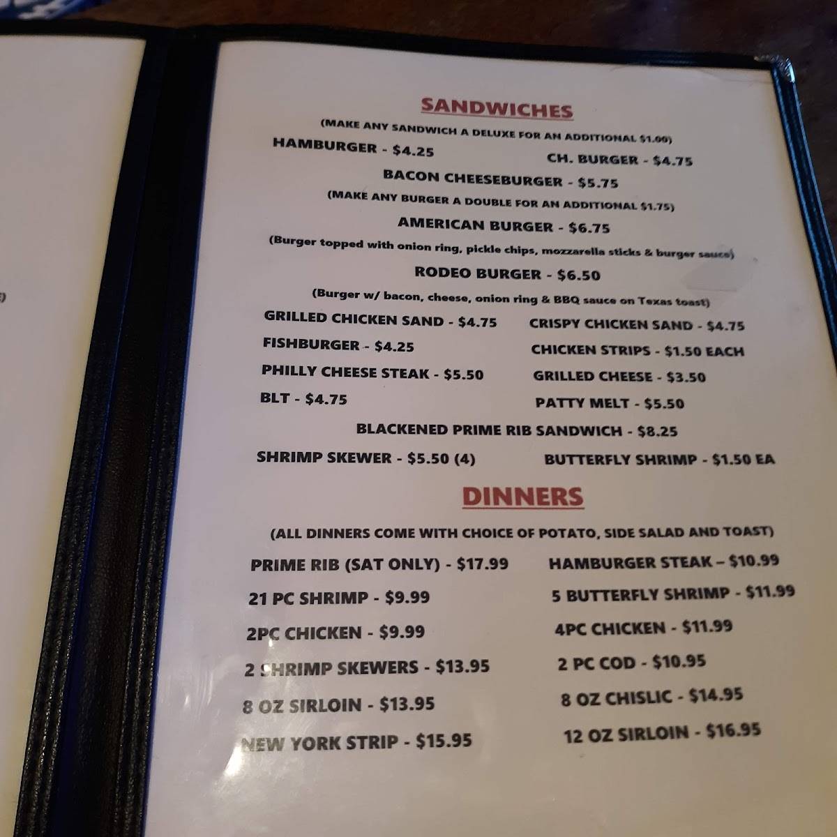 Menu at The Constitution Tavern pub & bar, Fairfax