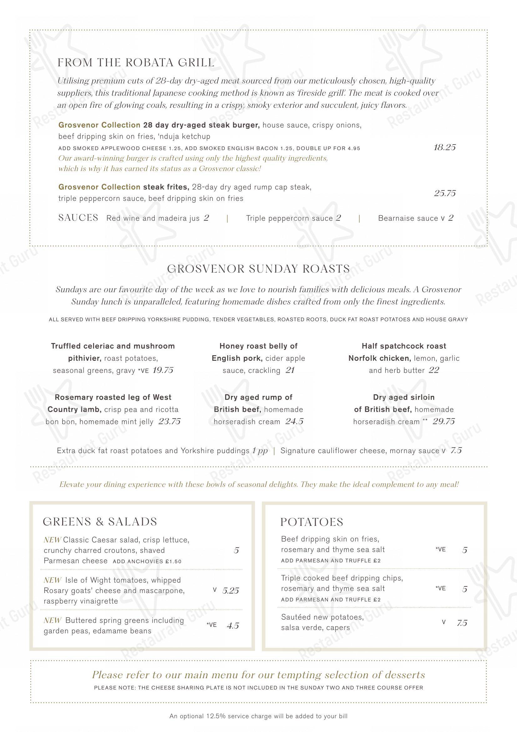 Menu at The Crown at Ampney Brook restaurant, Ampney Crucis
