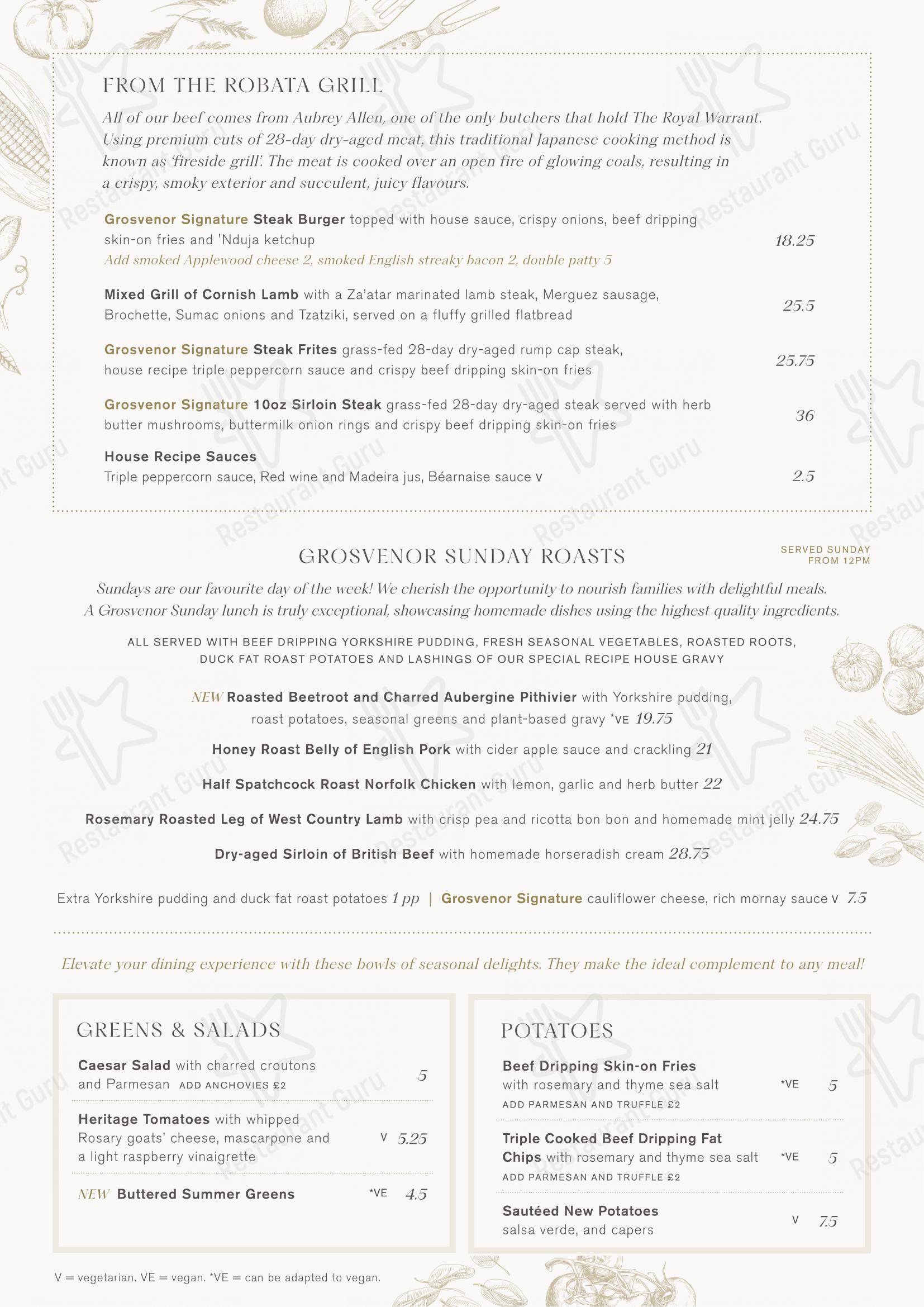 Menu at The Crown at Ampney Brook restaurant, Ampney Crucis