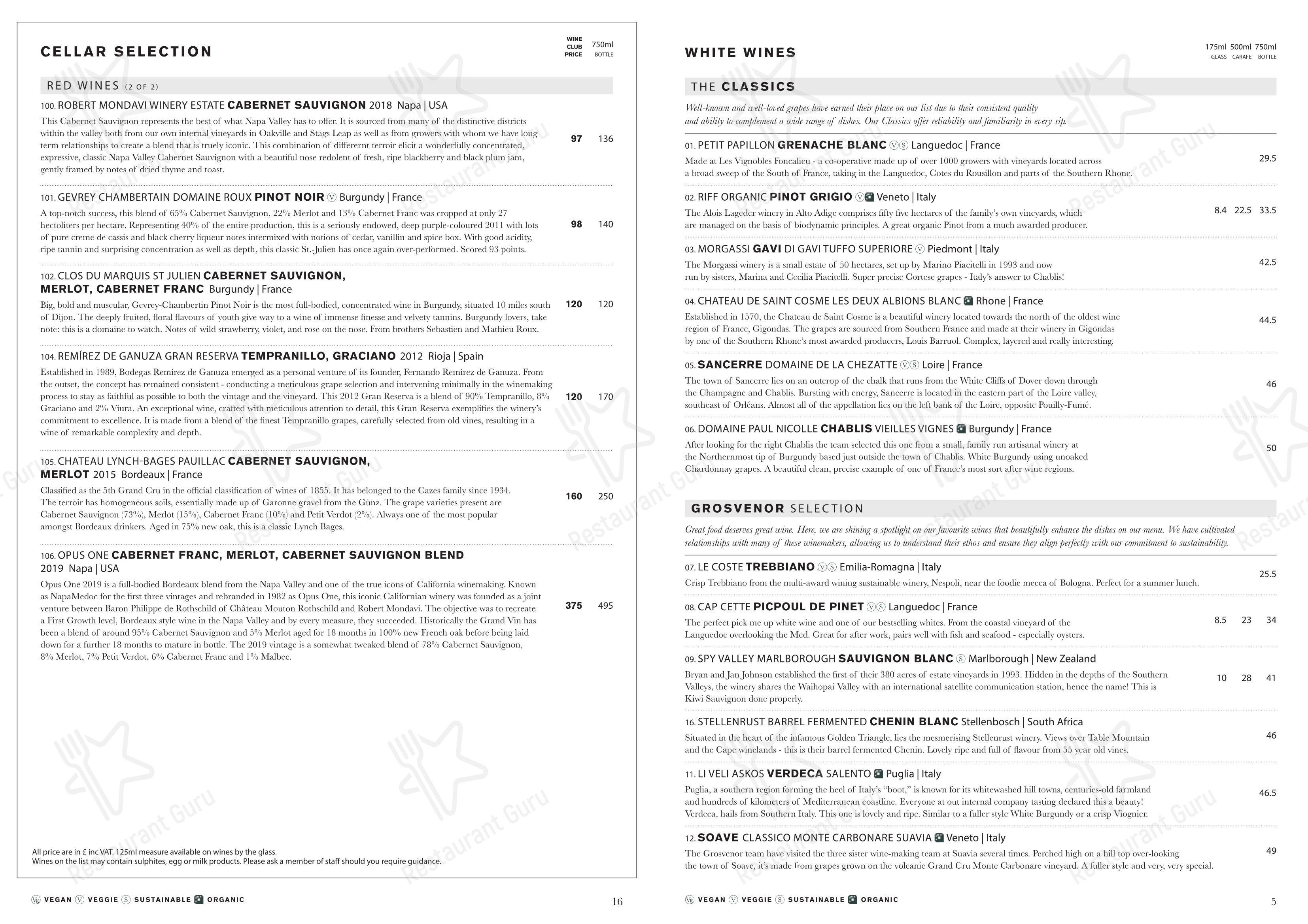 Menu at The Crown at Ampney Brook restaurant, Ampney Crucis