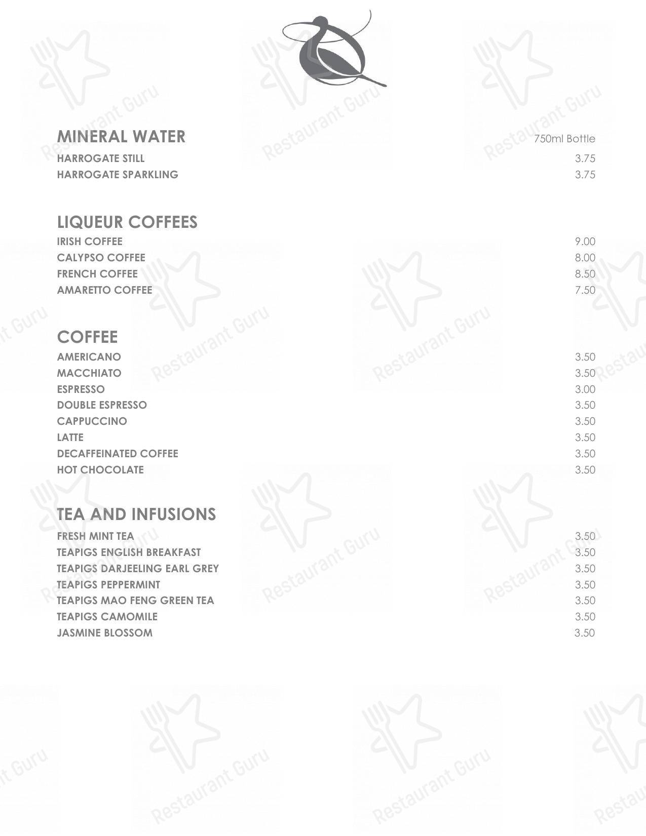 Menu at The Curlew pub & bar, Robertsbridge