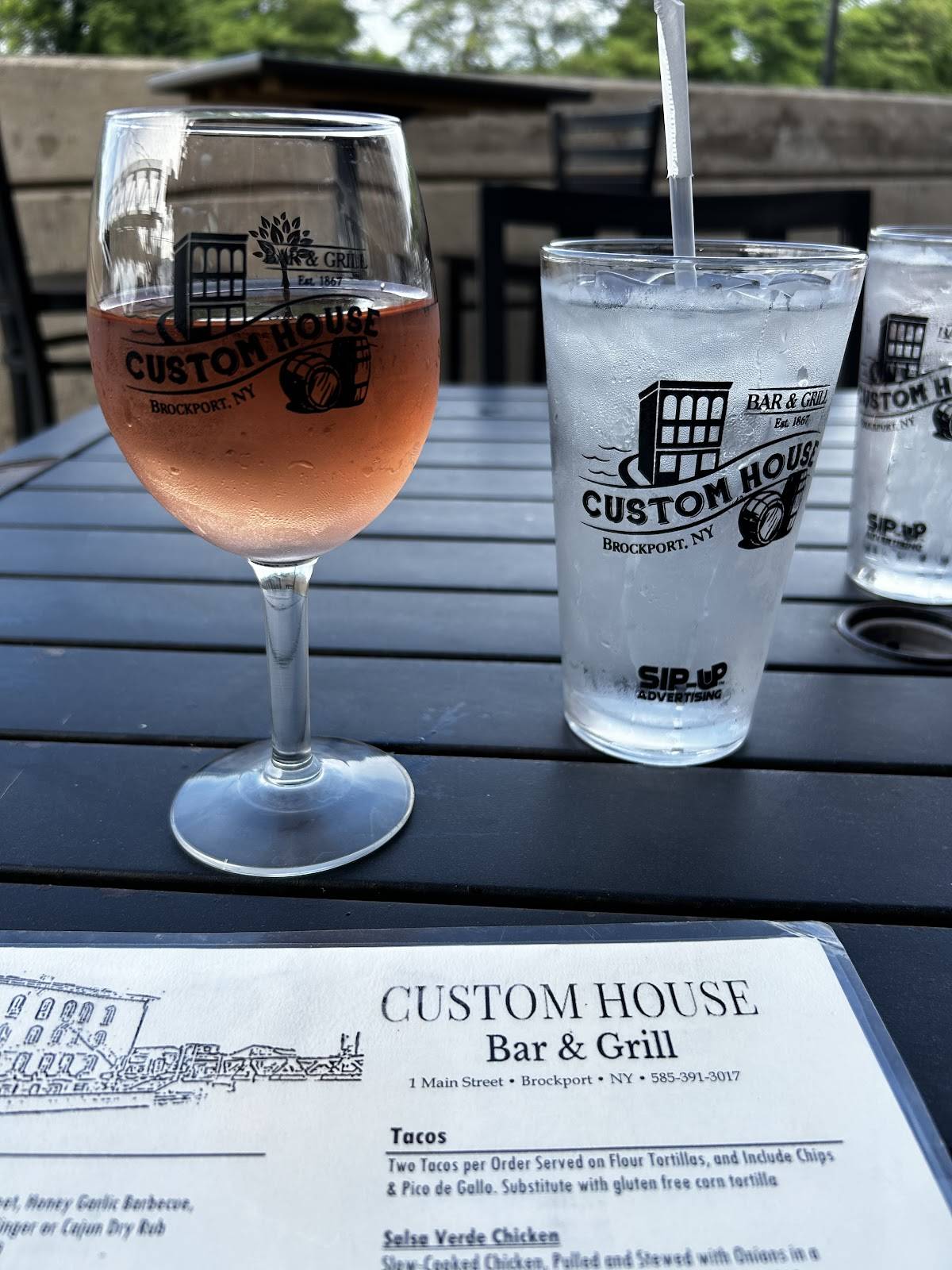 Menu at The Custom House pub & bar, Brockport