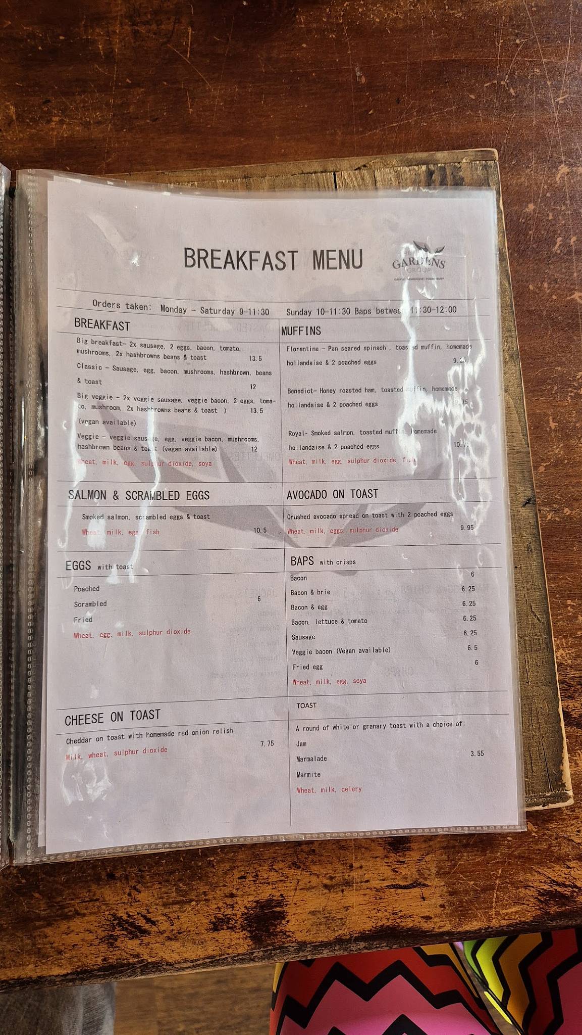 Menu at The Engine Room Restaurant, Dorchester, Poundbury Gardens