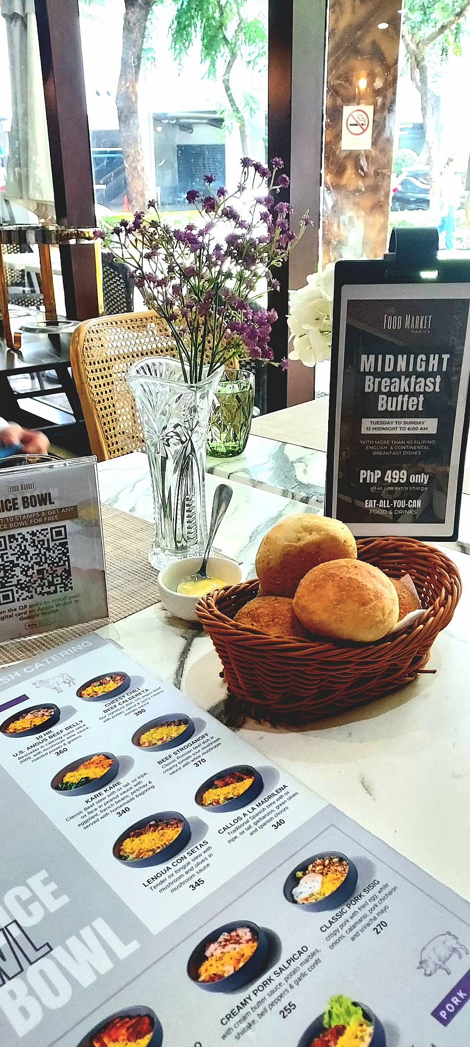 Menu at The Food Market Manila restaurant, Taguig