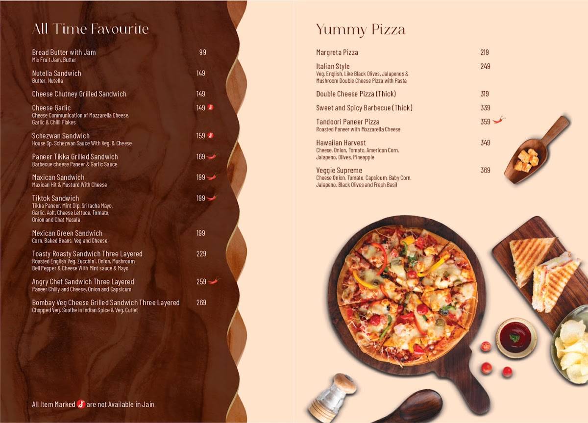 Menu at The Food Theory, Ahmedabad