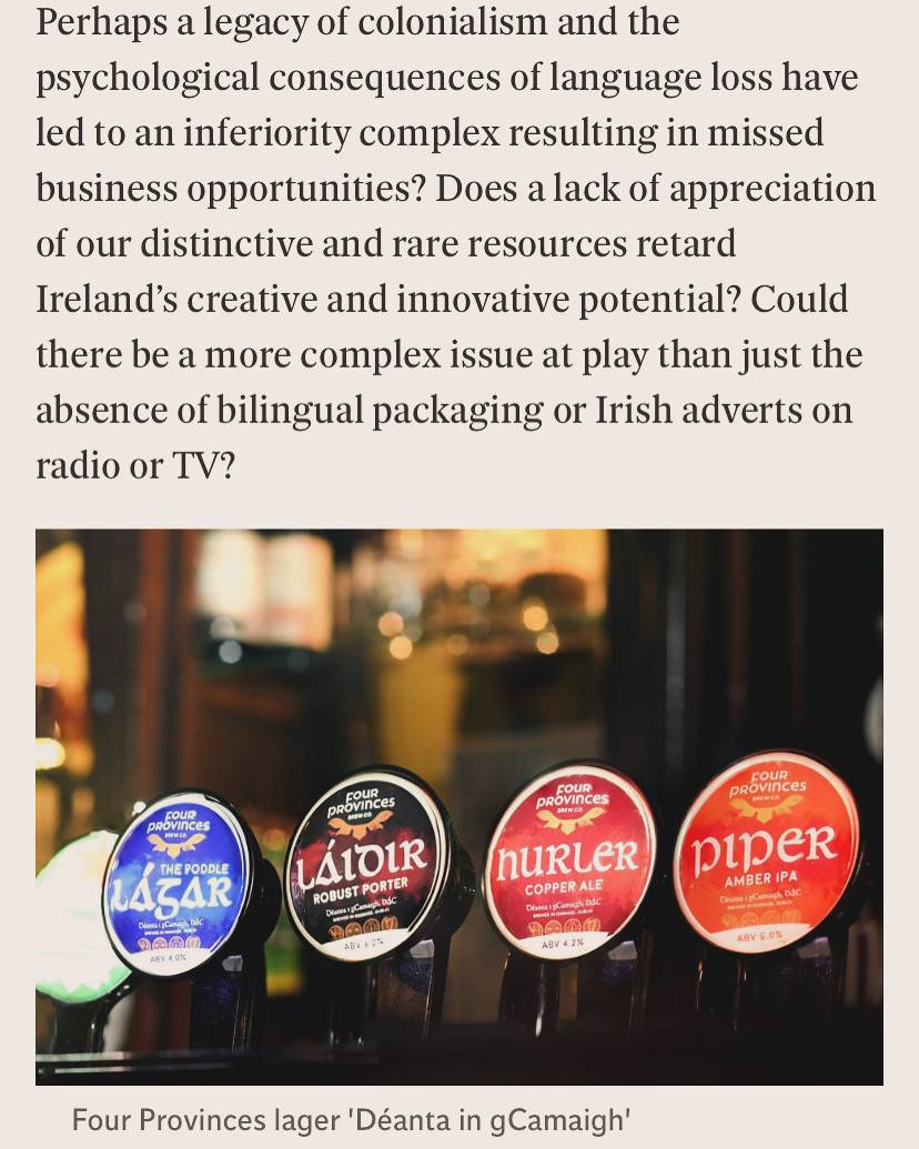 Carta de The Four Provinces Gastro and Brew Pub, Dublin
