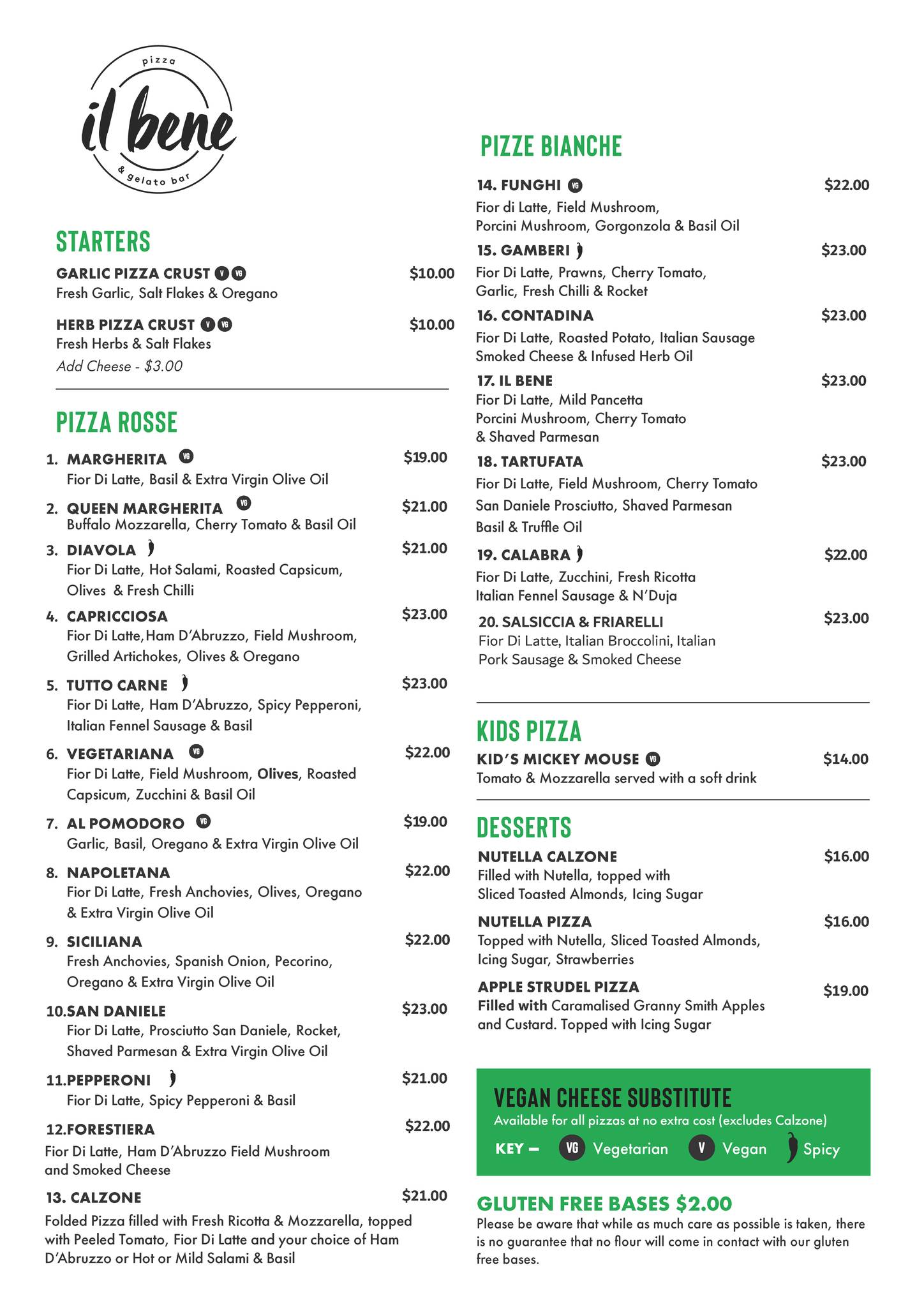Menu at The Fraternity Club, Fairy Meadow