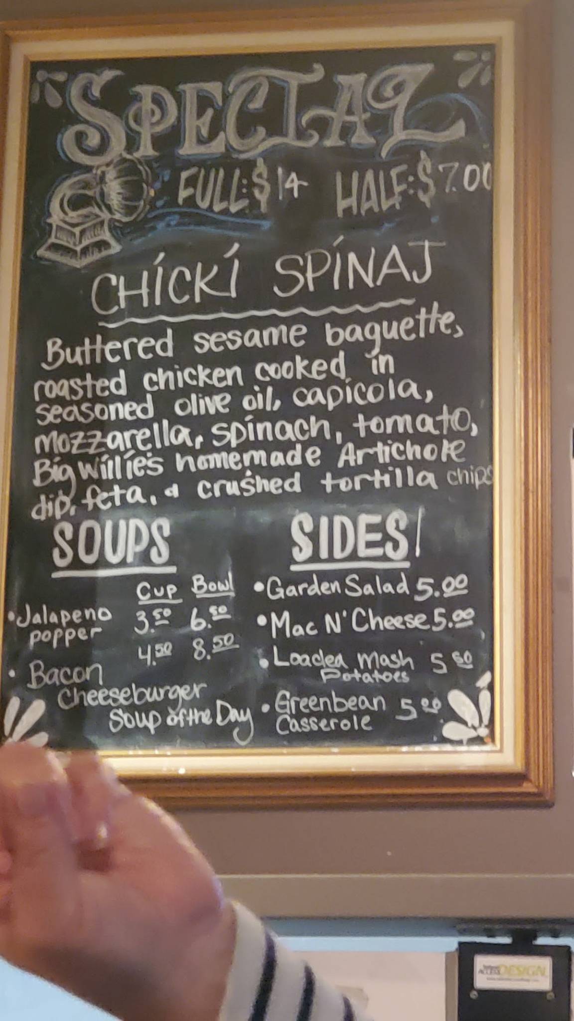 Menu at The Gramophone pub & bar, St. Louis