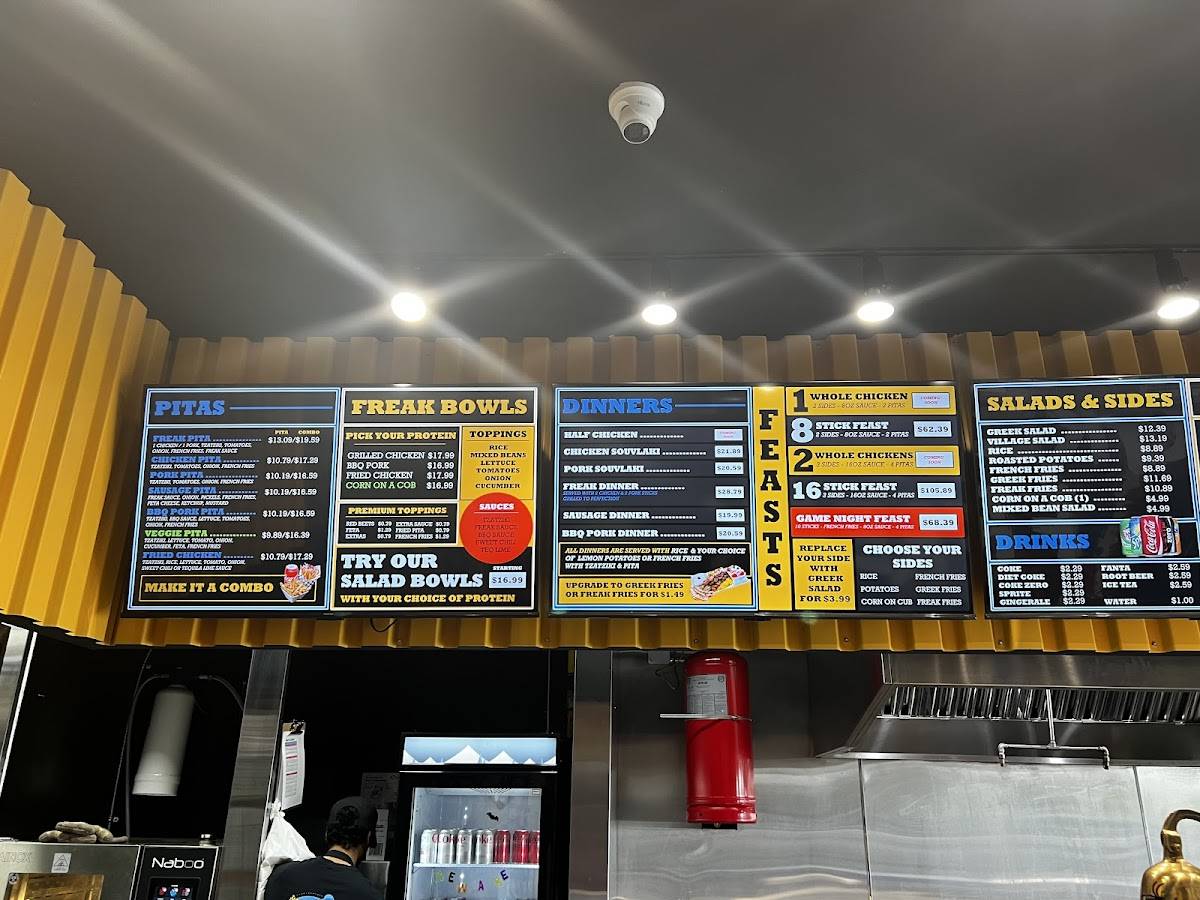 Menu at The Greek Freak - Peterborough restaurant, Peterborough