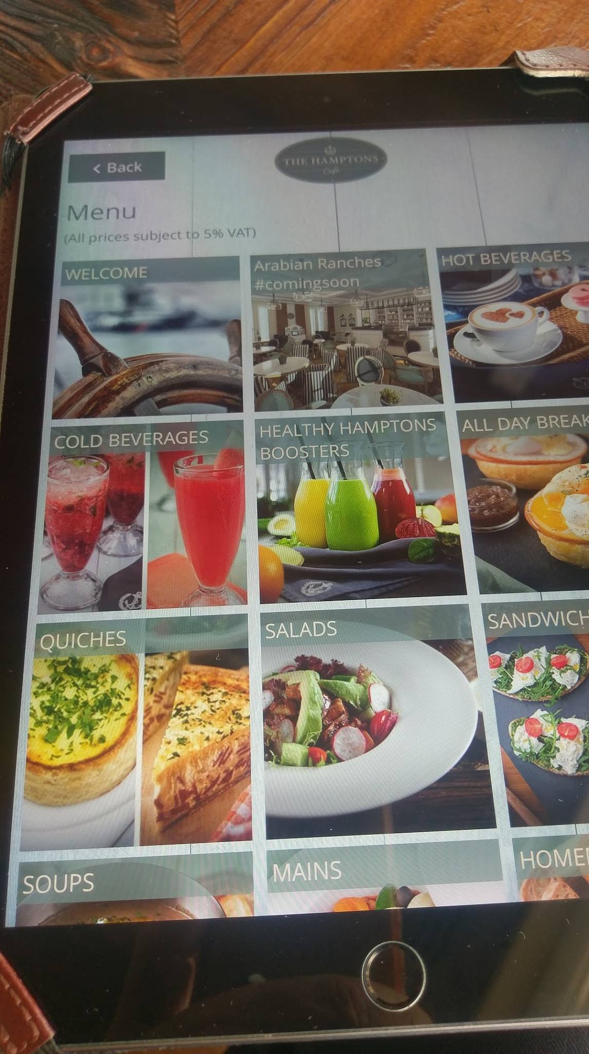 Menu at The Hamptons Cafe & Restaurant Jumeirah Islands, Dubai ...