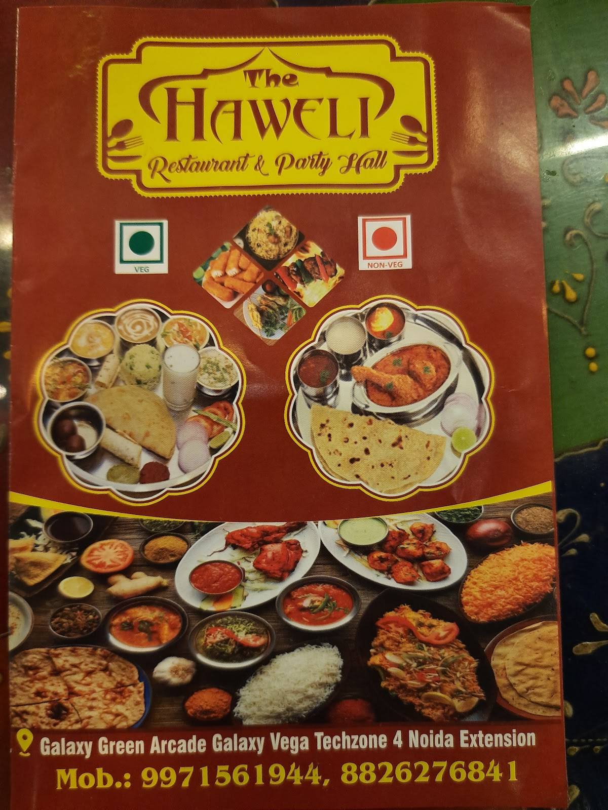 Menu at The Haweli Restaurant and Party Hall, Greater Noida