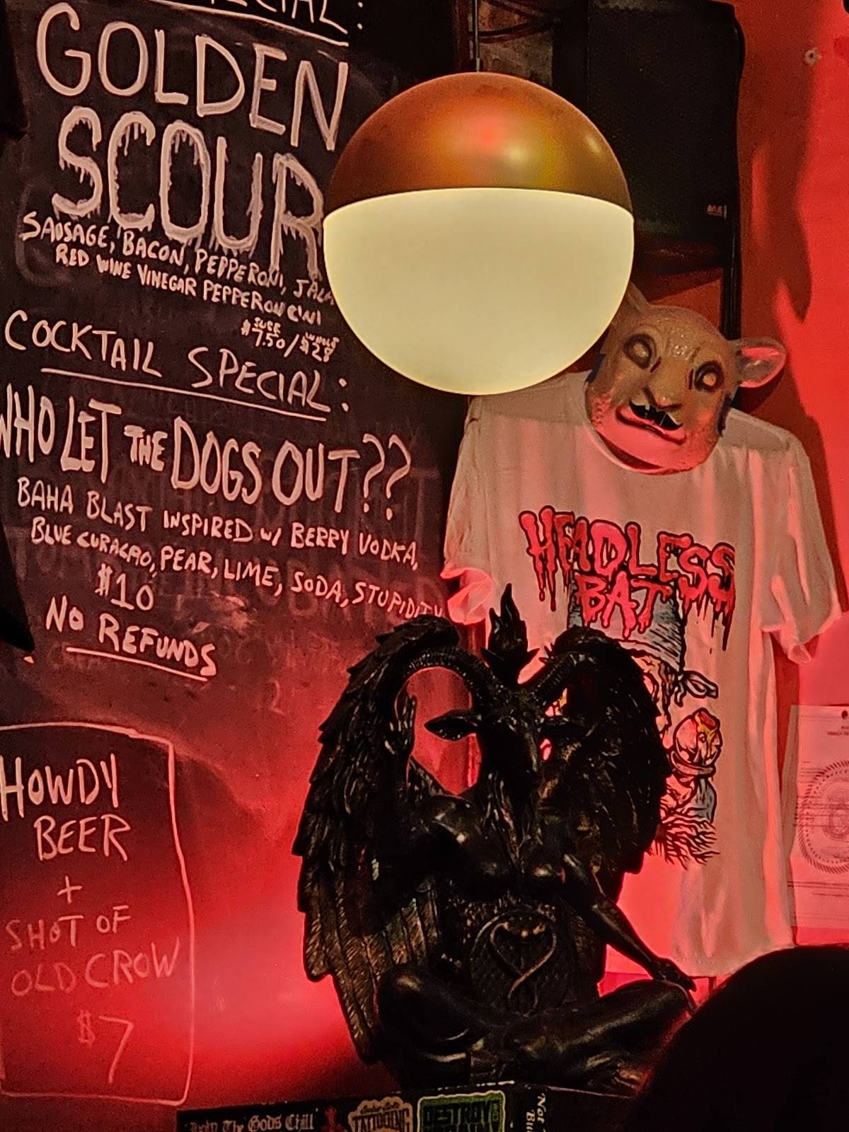 Menu at The Headless Bat pub & bar, St. Louis