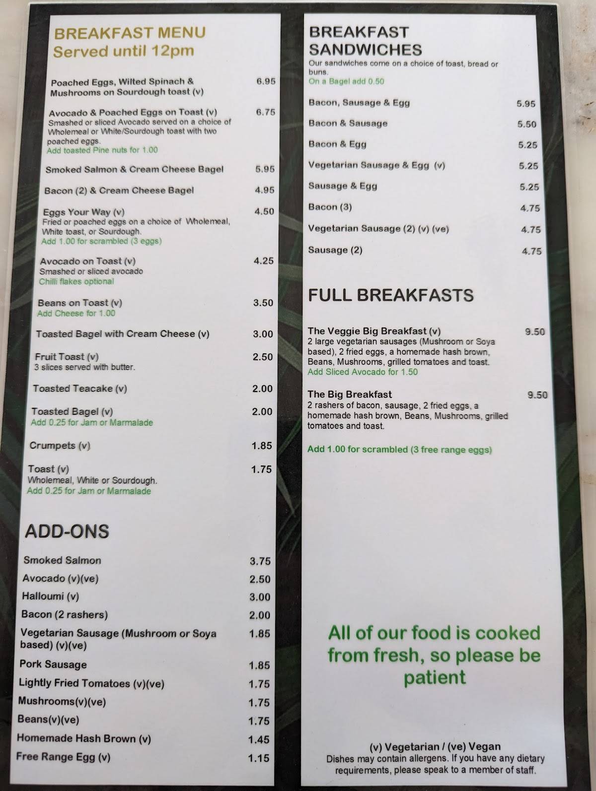 Menu at The Hideout Bar & Eatery Prestwich, Manchester