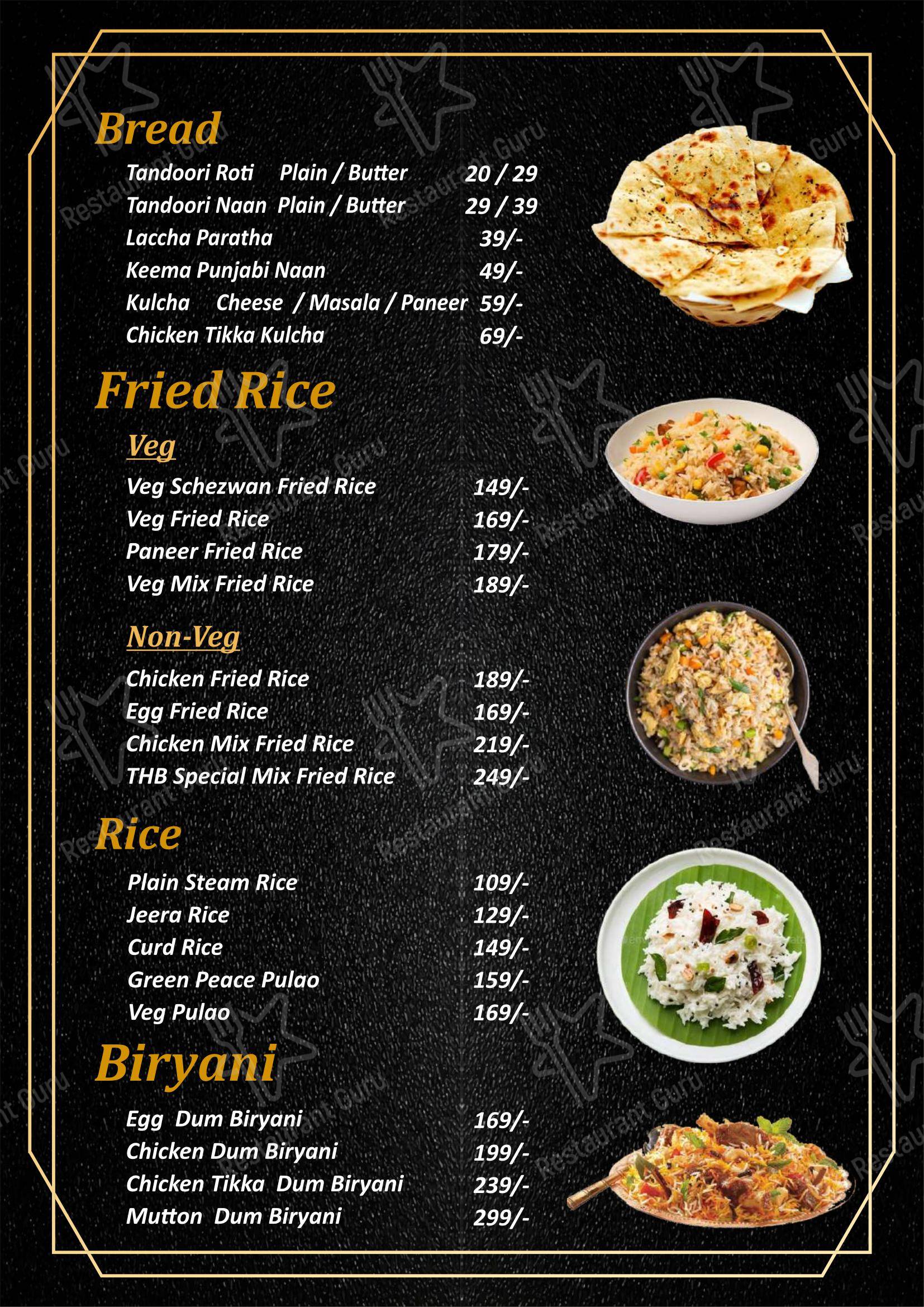Menu at The Hilton Bawarchi, Jamshedpur