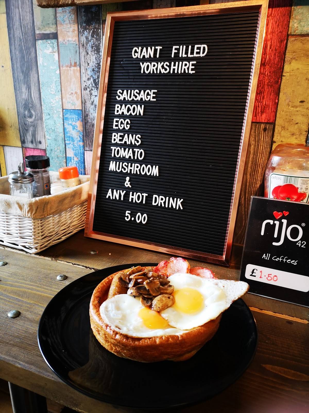 Menu at The Humble Rutland Cafe, Ilkeston