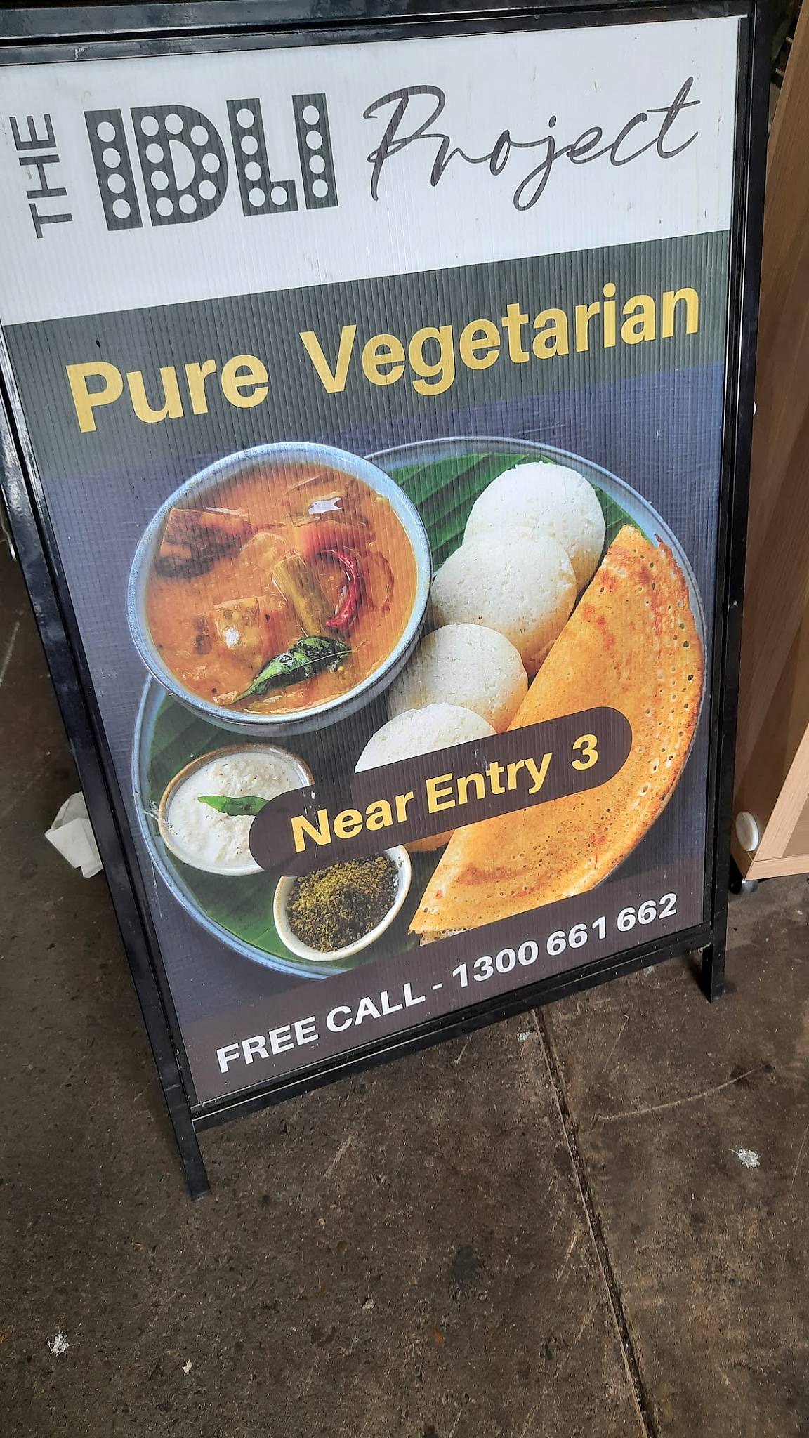 Menu at The Idli Project restaurant, Glenwood