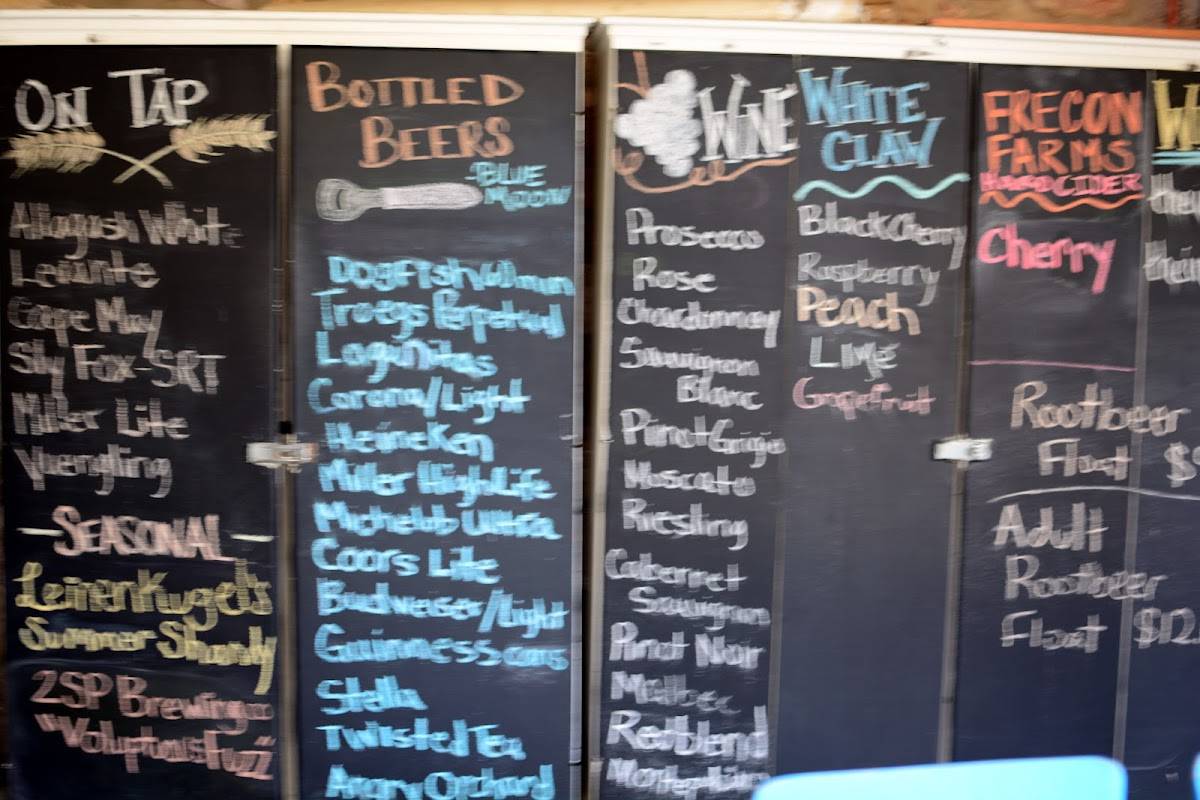 Menu at The Inn at St Peter's Village restaurant, USA