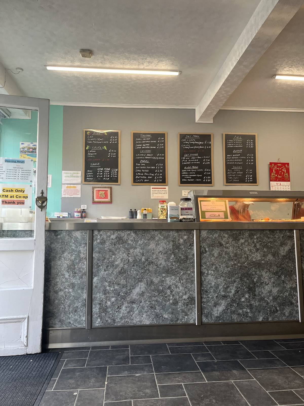 Menu at The Jolly Fryer Llanfairfechan fast food, Llanfairfechan