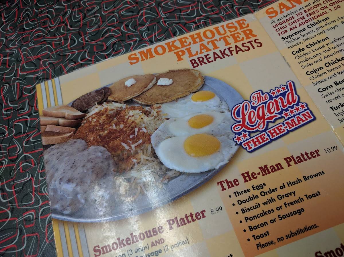 Menu at The Lamp Post restaurant, Akron