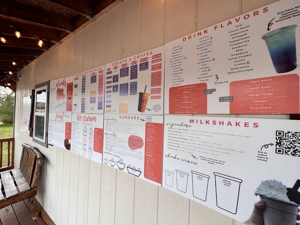 Menu at The Last Stand cafe, Painted Post