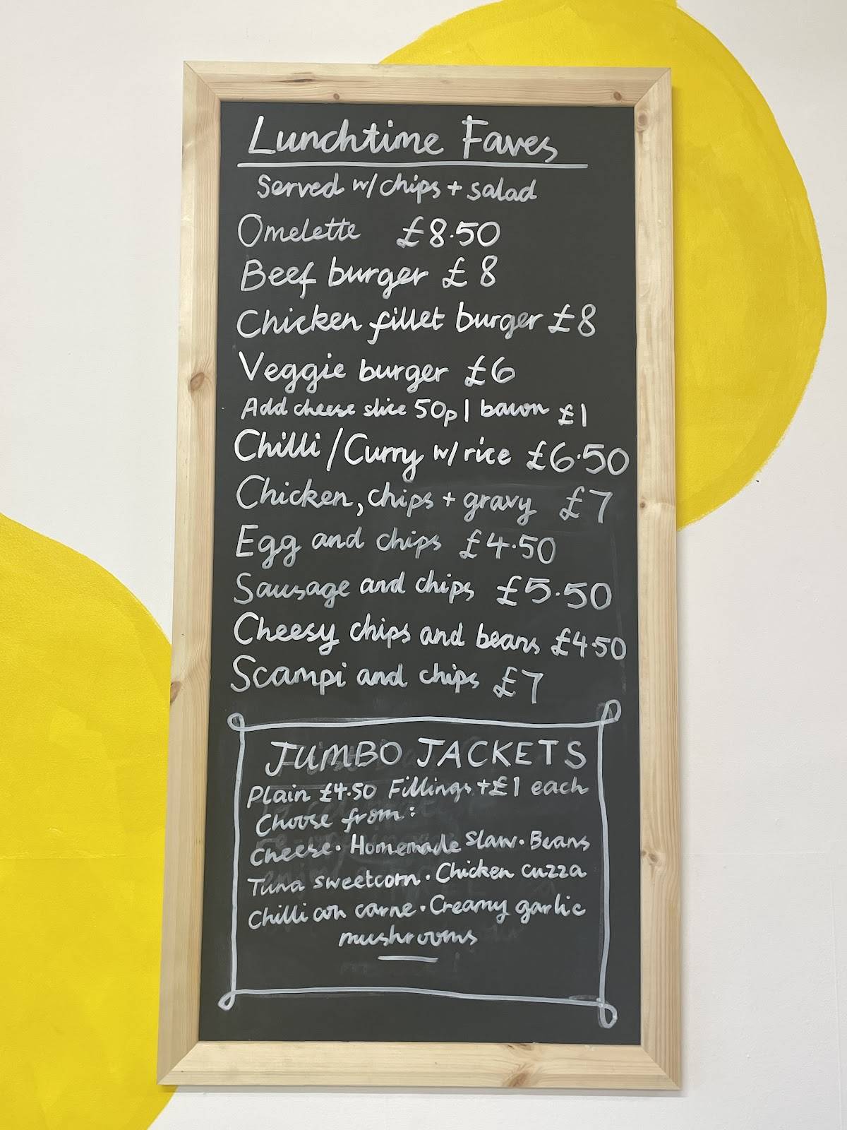 Menu at The Lemon Tree cafe, Bromsgrove