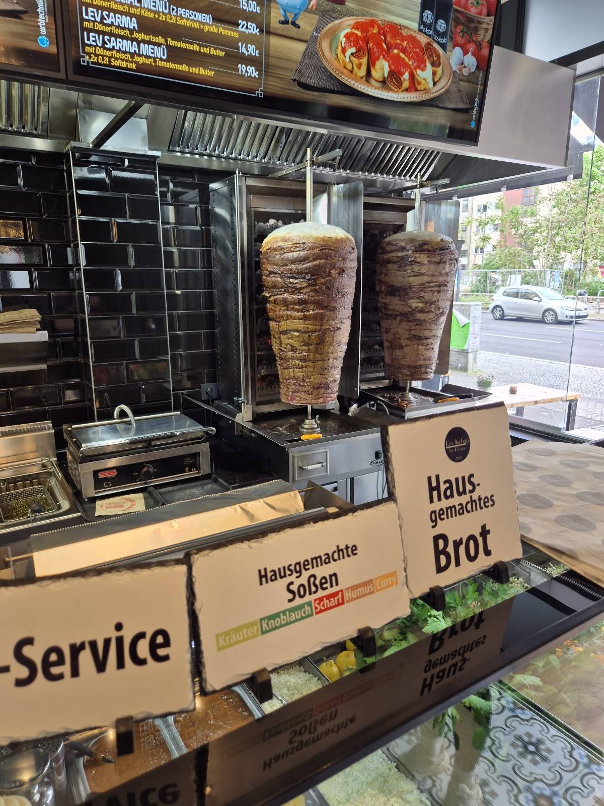 Carta del restaurante The Lev - Doner Kebab, Berlin