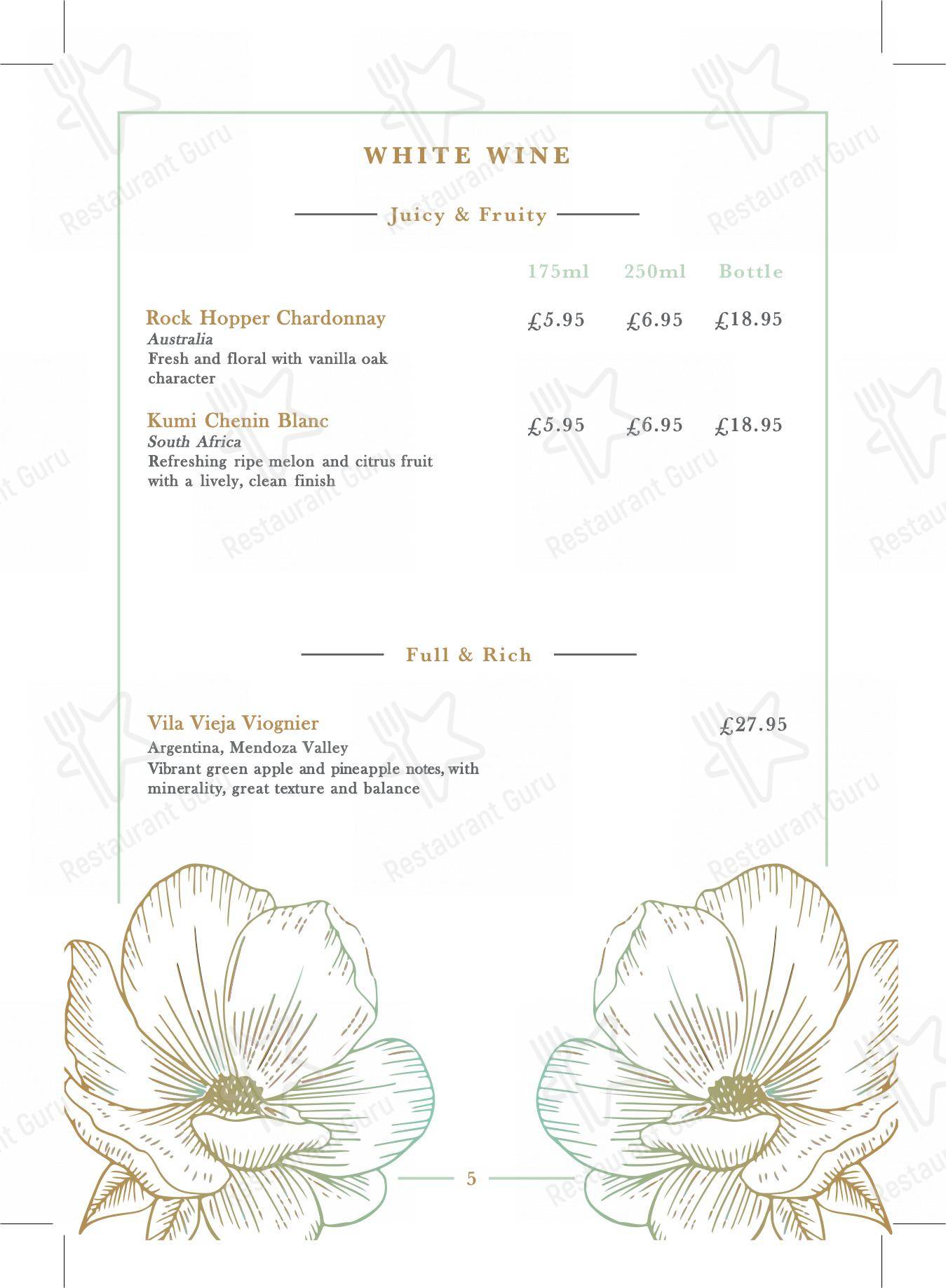 Menu at The Lewisham Bar & Restaurant, West Bromwich