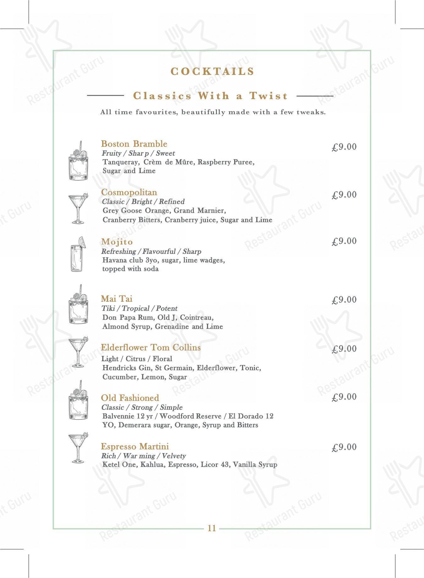 Menu at The Lewisham Bar & Restaurant, West Bromwich