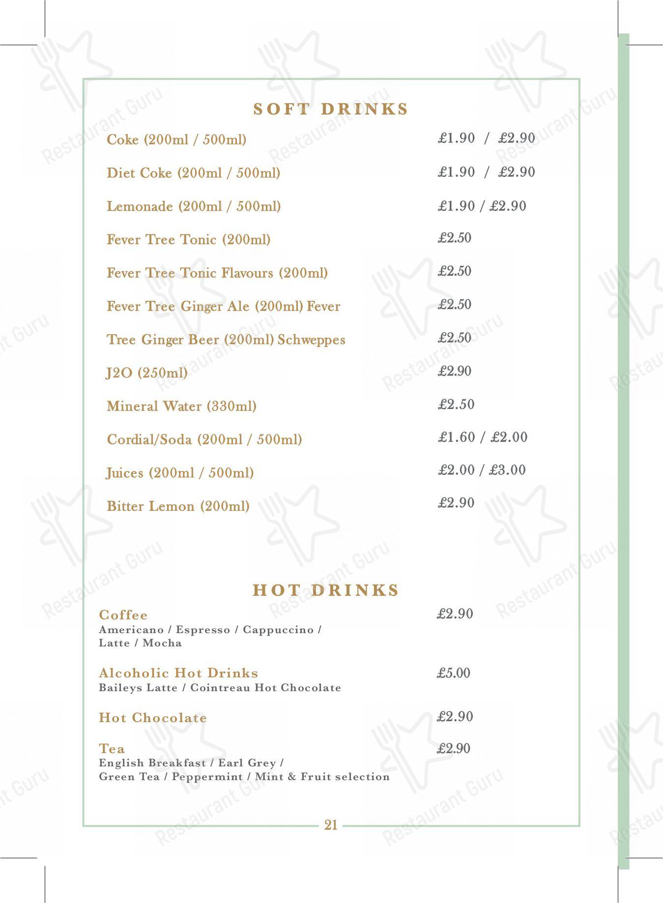 Menu at The Lewisham Bar & Restaurant, West Bromwich