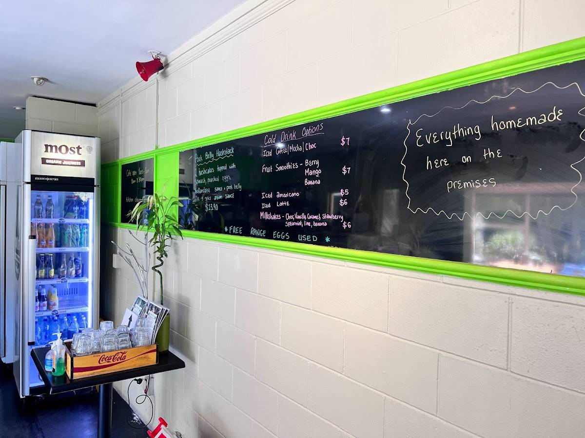 Menu at The Lime Tree Cafe, Auckland, 730 Whitford Rd