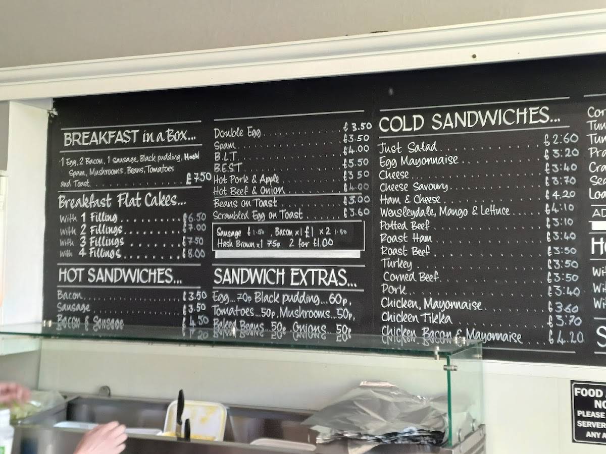 Menu at The Loafer Bakery, Ilkley