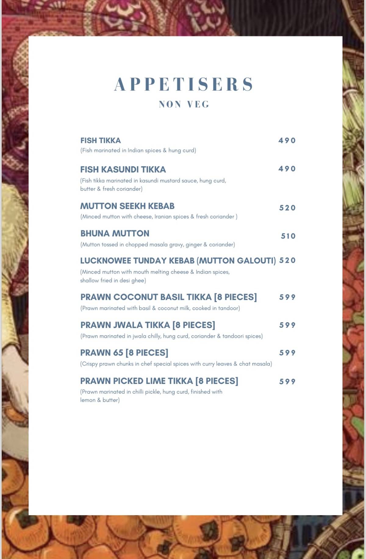 Menu at The Native Kitchen, Indore