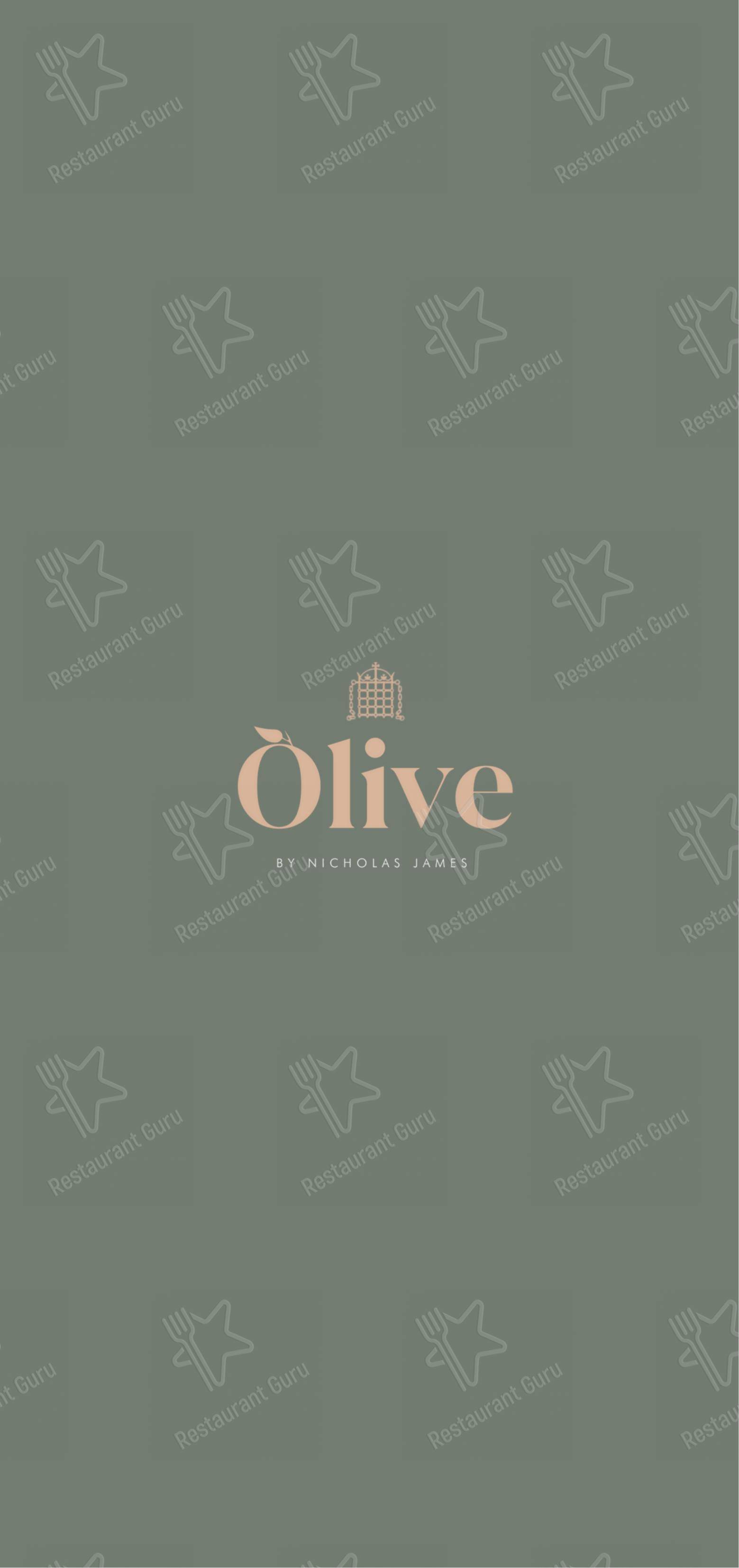 Menu at The Olive Tree pub & bar, Romsey, The Olive Trees