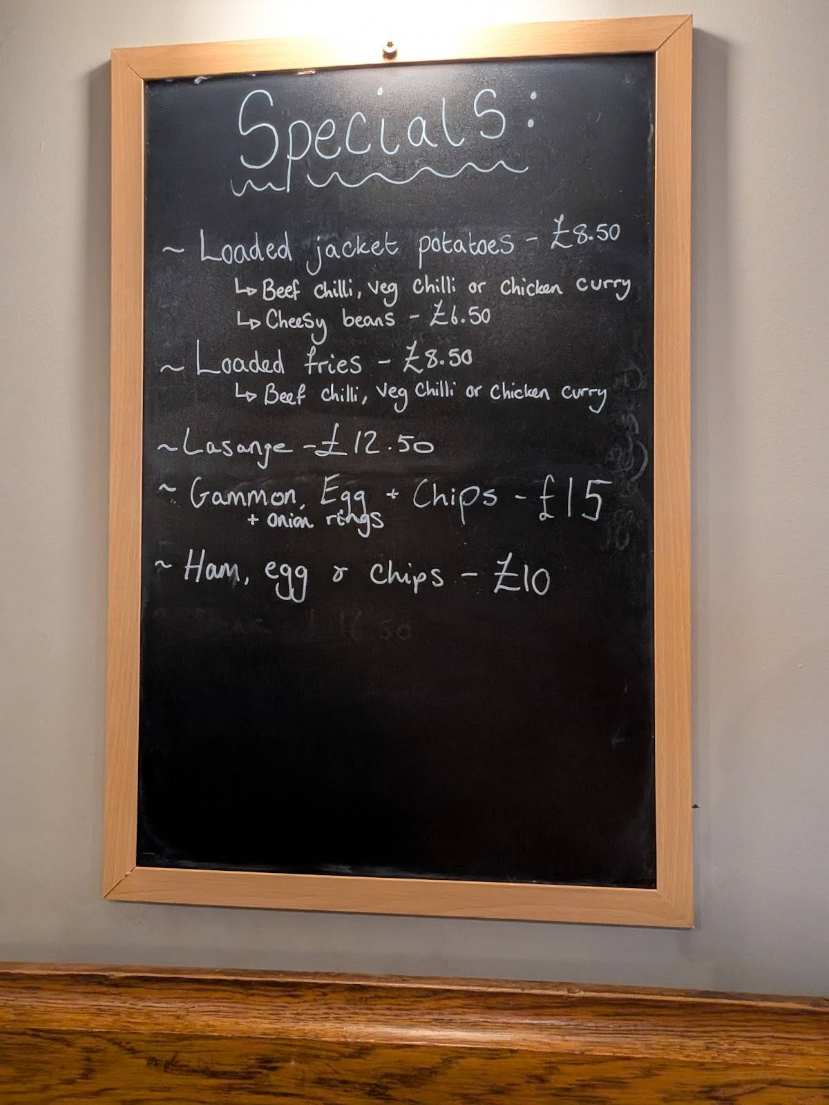 Menu at The Open Ditch pub & bar, Worcester