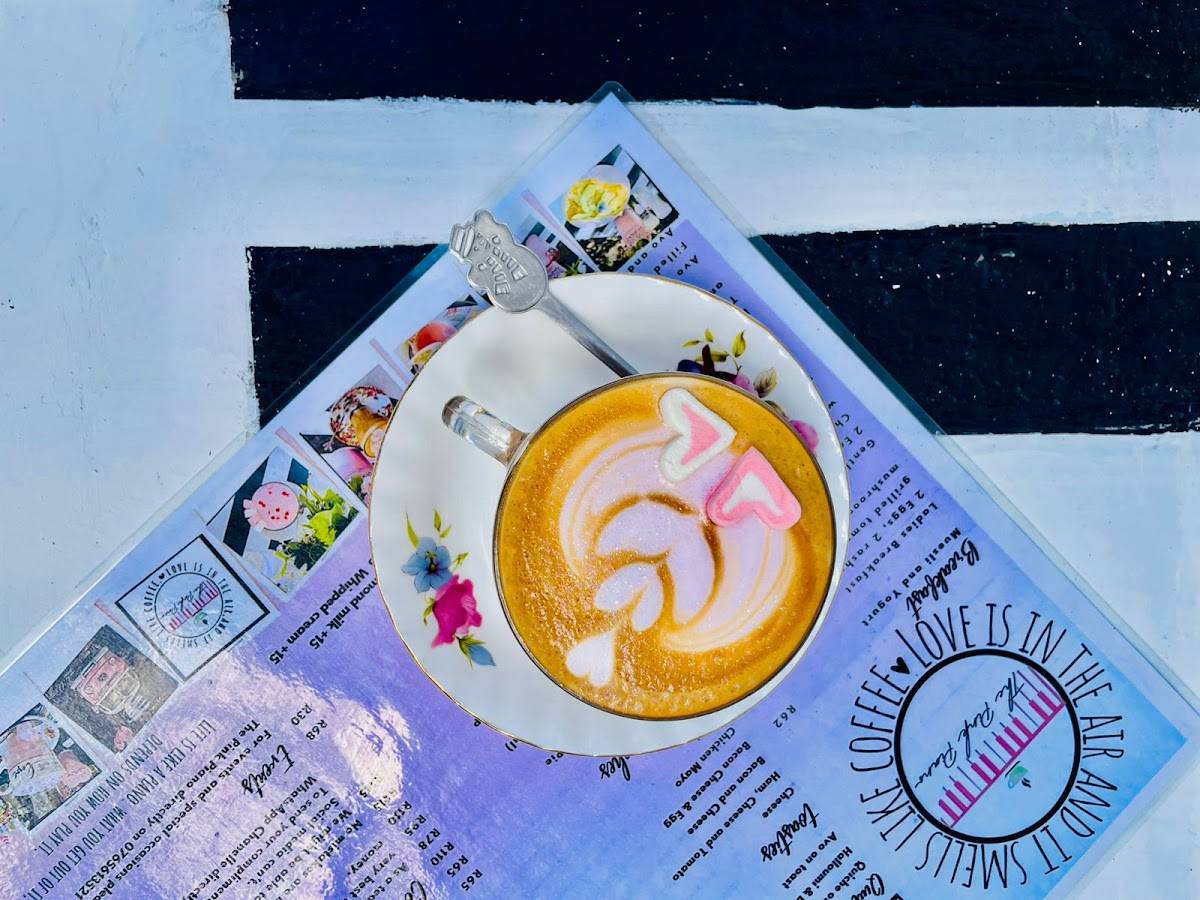 Menu at The Pink Piano restaurant, Benoni