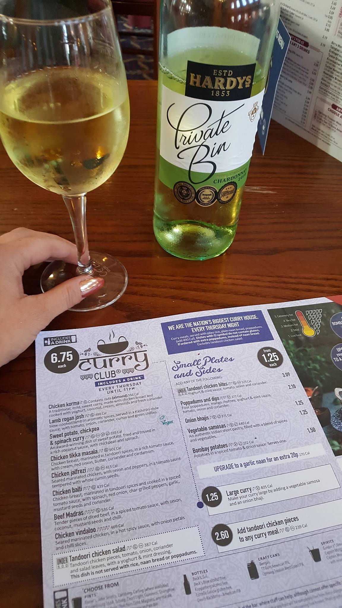 Menu at The Richard Oastler - JD Wetherspoon pub & bar, Brighouse
